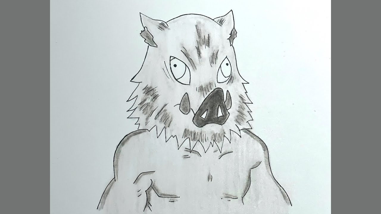 How to draw inosuke hashibira easy step by step | from Kimetsu no Yaiba ...