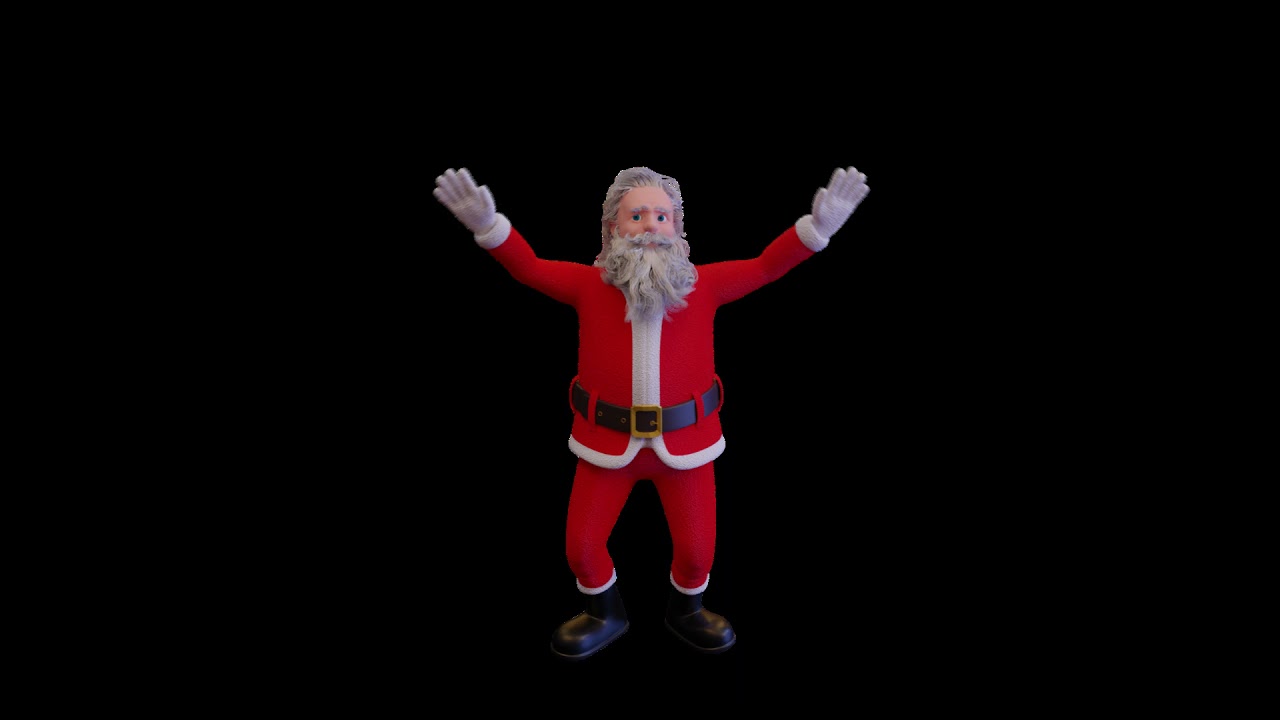 Santa jumping and waving 2022-FOOTAGE - YouTube