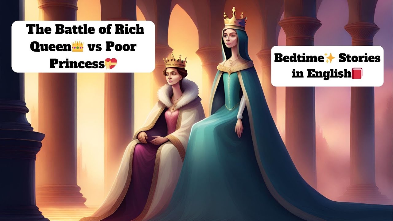 The Battle of Rich Queen👑vs Poor Princess💝Bedtime Stories in English📕 ...