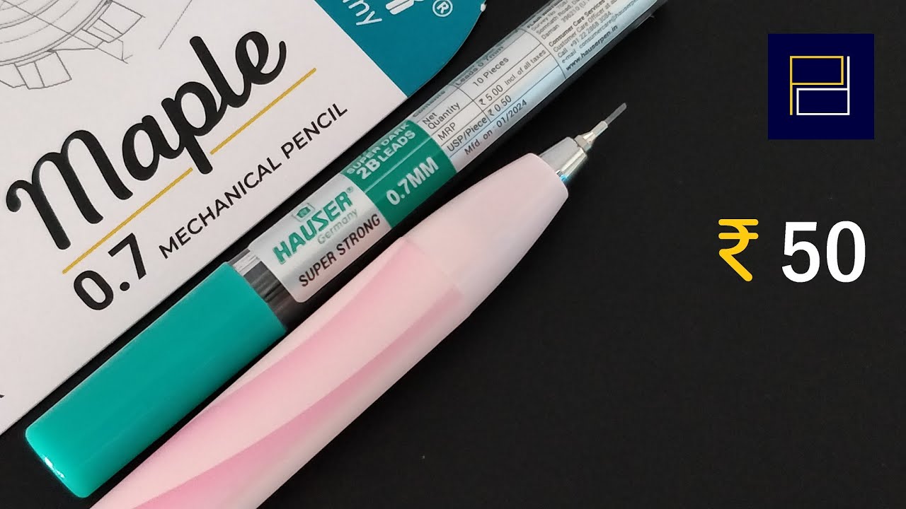 Hauser Maple 07 Mechanical Pencil - INR 50 - 698 - YouTube