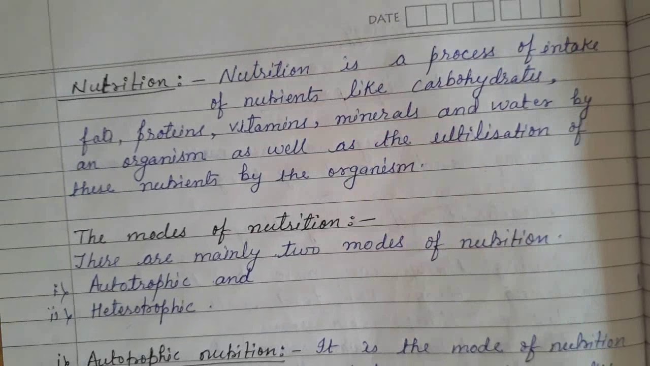 #1, Biology Class 10 NCERT (CBSE) Life processes - Lecture 1 - YouTube