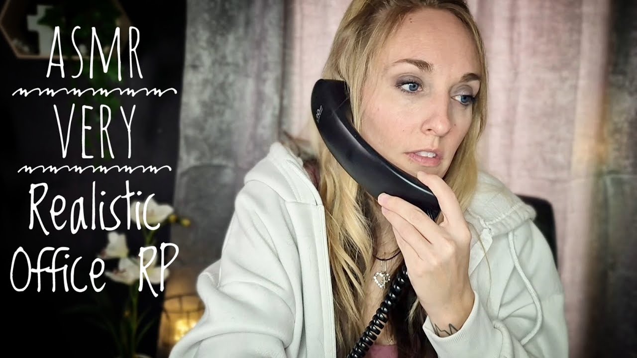 ASMR | Very Realistic Office Roleplay | Getting Interrupted on Lunch ...