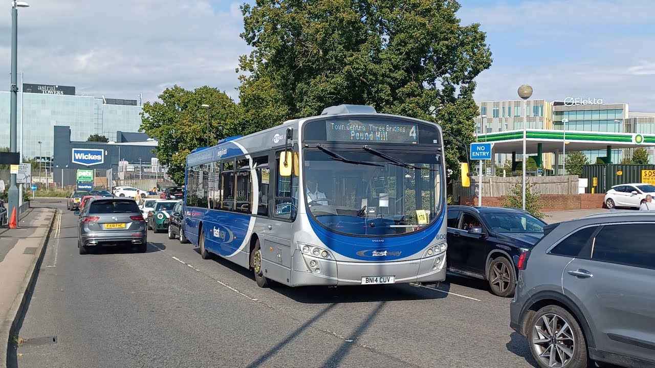 Ride on Metrobus Fastway Volvo B7RLE Wright Eclipse 2 | 6008 (BN14 CUV ...