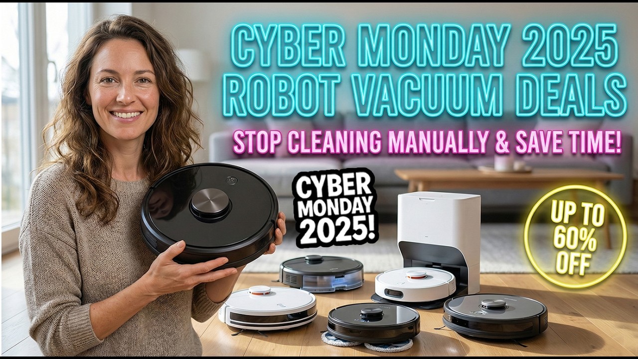 Cyber Monday 2025 Robot Vacuum Deals That Make Your Life Easier! Stop ...
