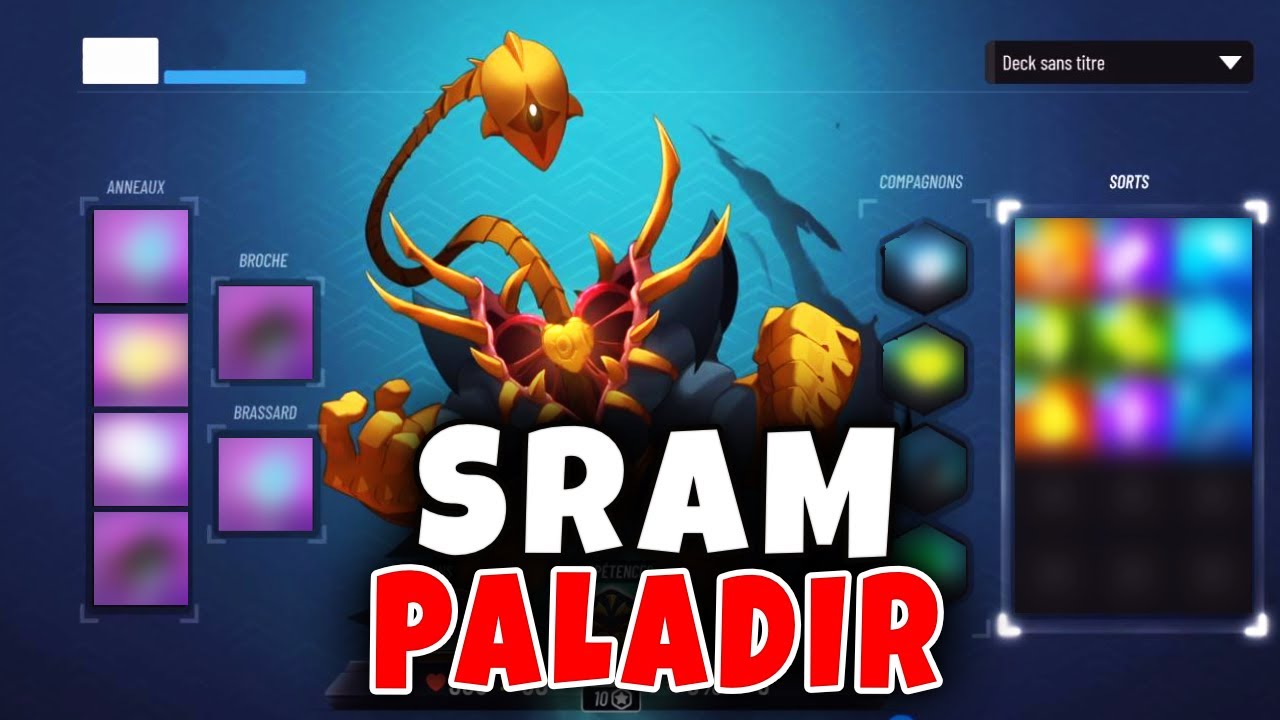 Nouveau SRAM PALADIR sur Waven (Build, Deck, Passif...) - YouTube