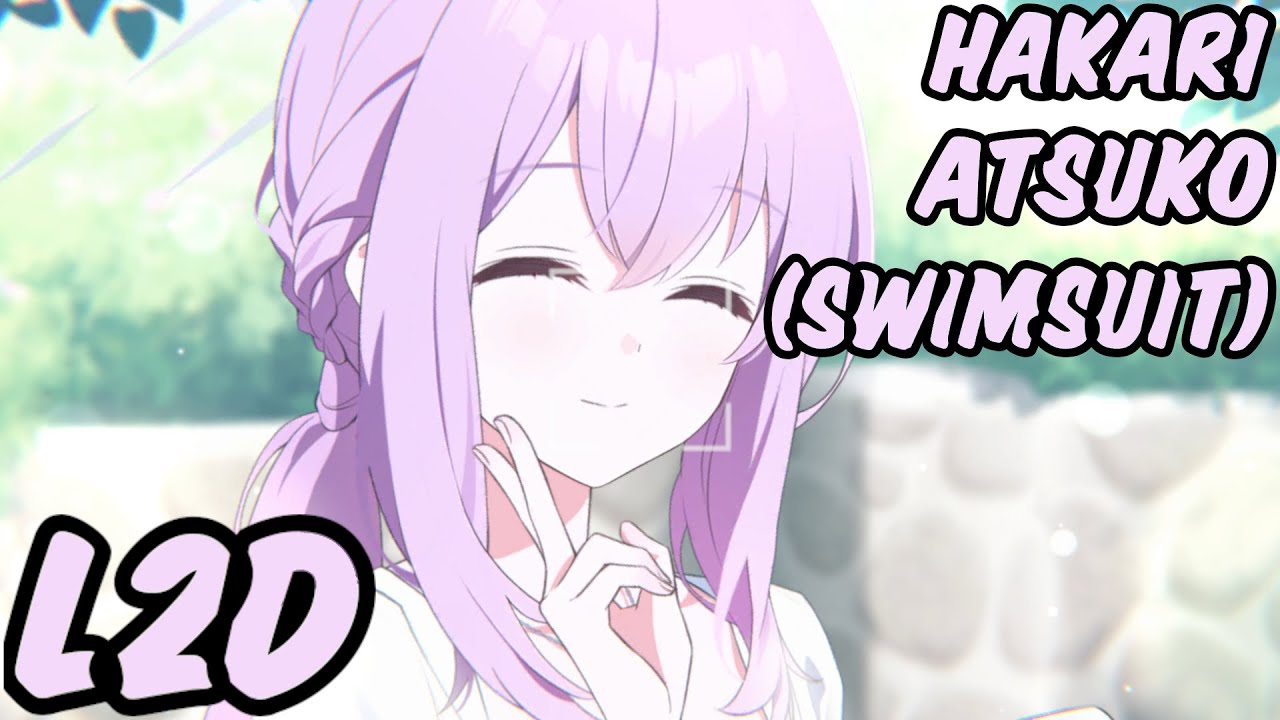 [Blue Archive] Hakari Atsuko (Swimsuit) L2D [ENG SUB] - YouTube