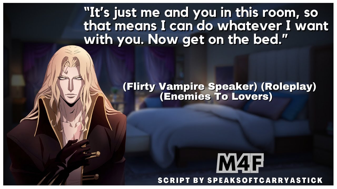 Spending The Night With A Flirty Vampire (Spicy) (Biting) (Enemies To ...