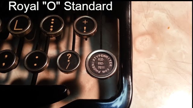Royal Manual Typewriter Paper Bail rollers reassembly demo - YouTube