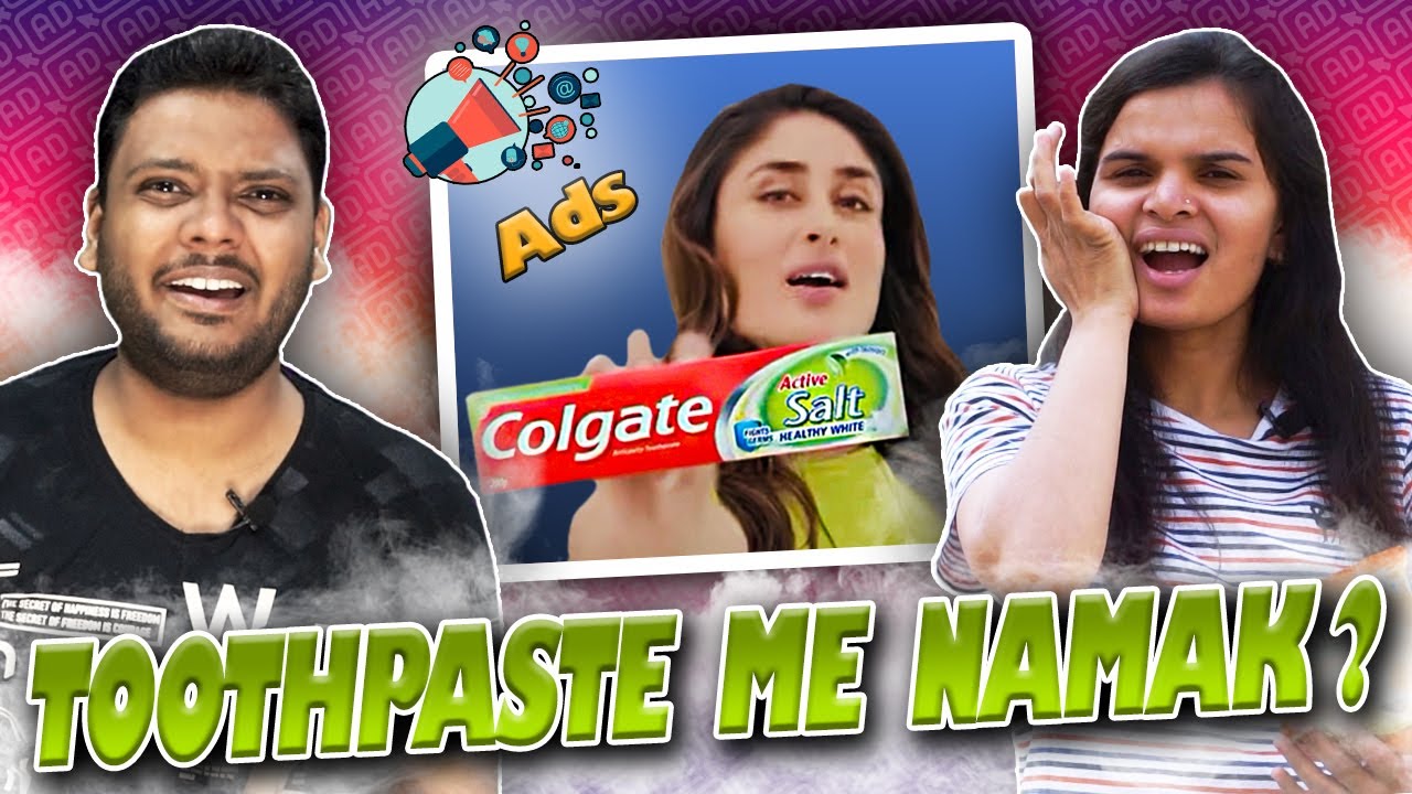Kya Apke Toothpaste Me Namak He ? | funny tv ads part #1 | Locha Lapsi ...