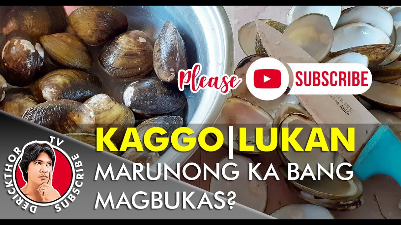 KAGGO | EXOTIC FOOD HACKS (How to Open and Eat a Raw Clam) | DerickThor ...