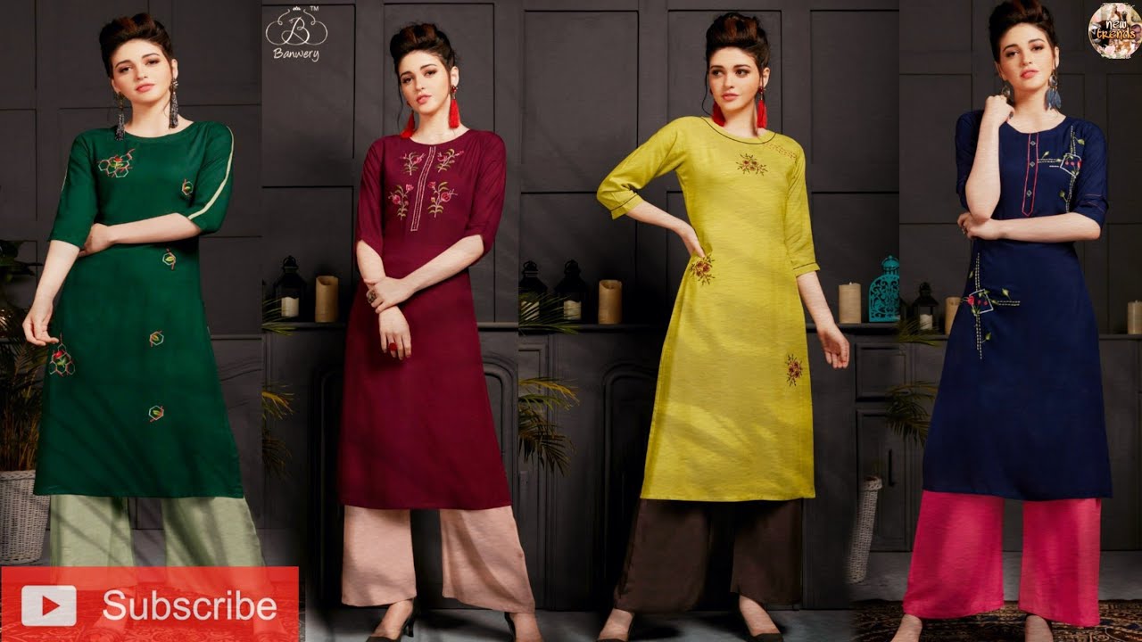 Stunning And Elegant Trendy Plazo With Long Kurti Plazo Designs | kurti ...