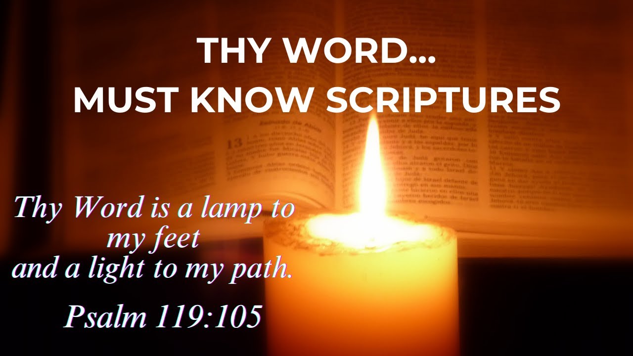 Must Know Scriptures: A Collection of Uplifting Bible Verses - YouTube