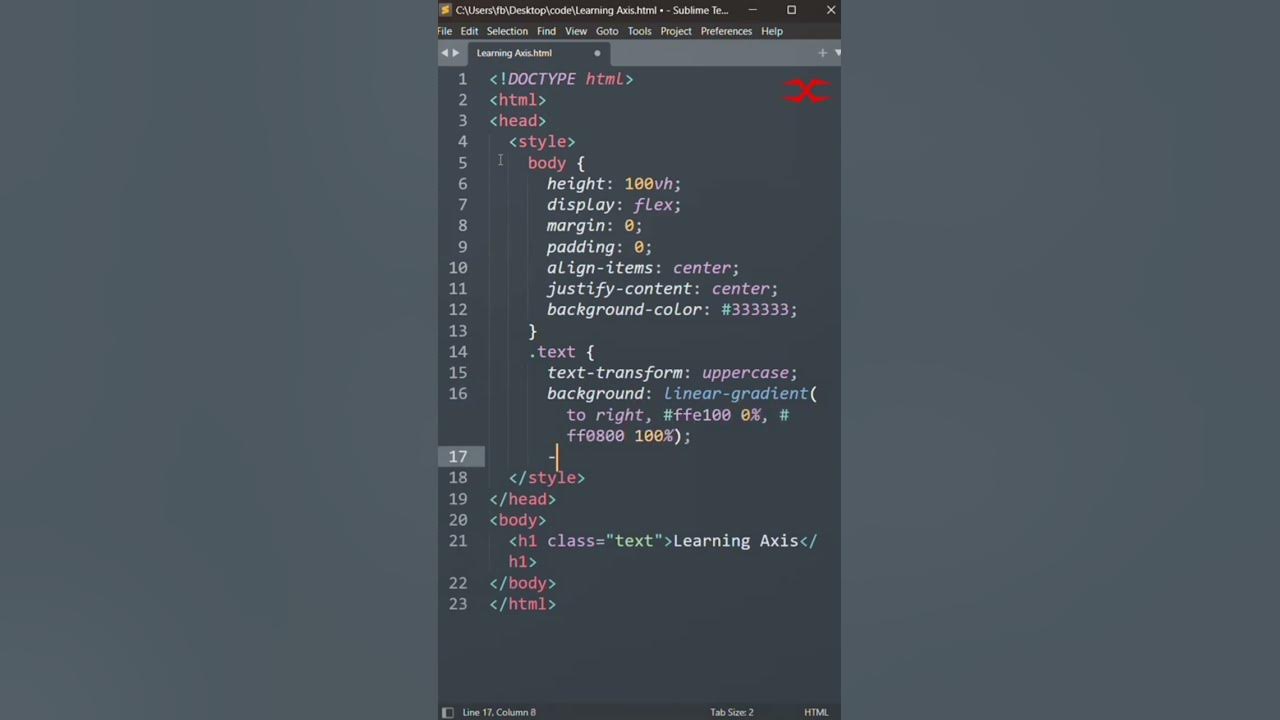 Gradient Text | HTML CSS - YouTube