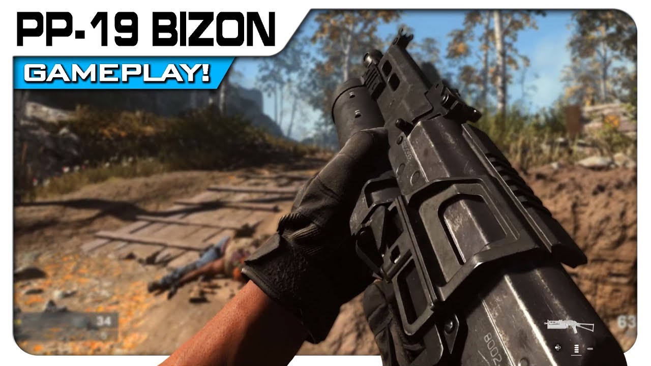 PP19 Bizon Gameplay on the Hill Gunfight Map! (Modern Warfare) - YouTube