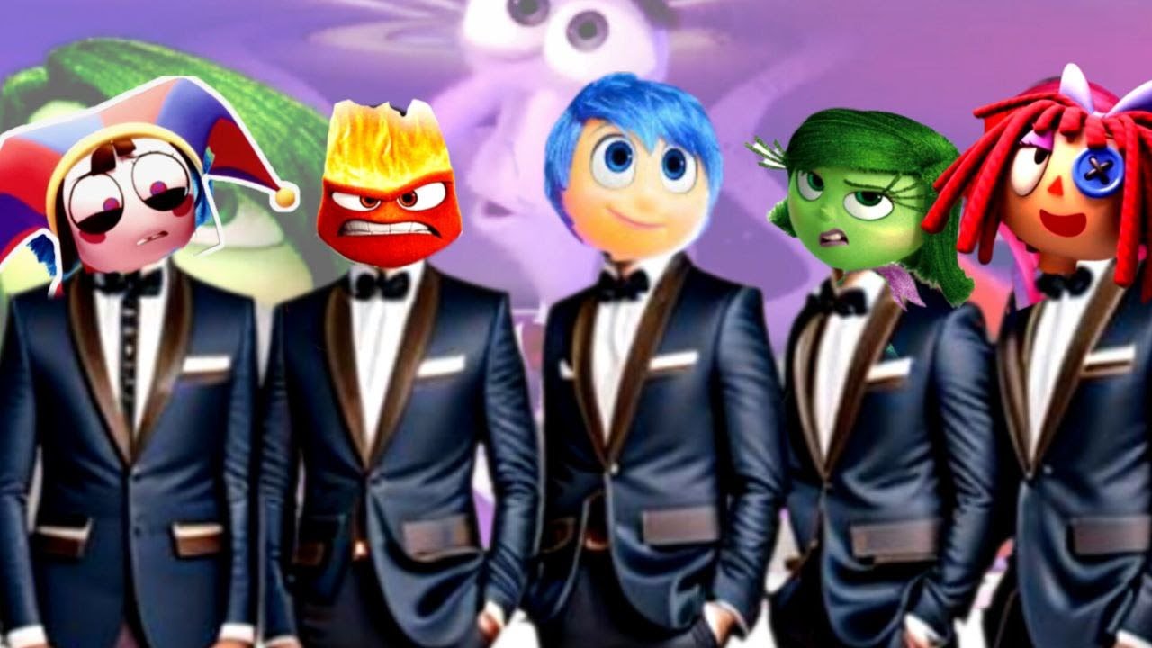 Inside Out + Amazing digital circus! Coffin Dance Song Cover! - YouTube