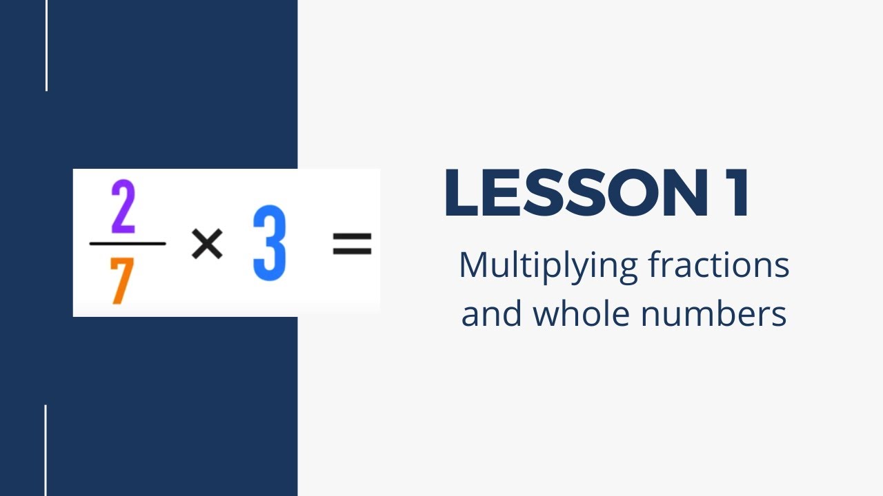 L1 Multiply a Fraction and Whole Number - YouTube