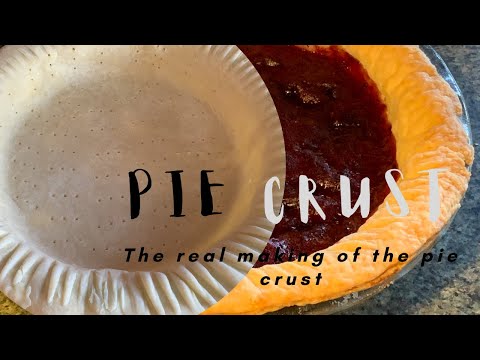 Making of the Pie Crust/ Crisp and flaky thin pie crust. - YouTube