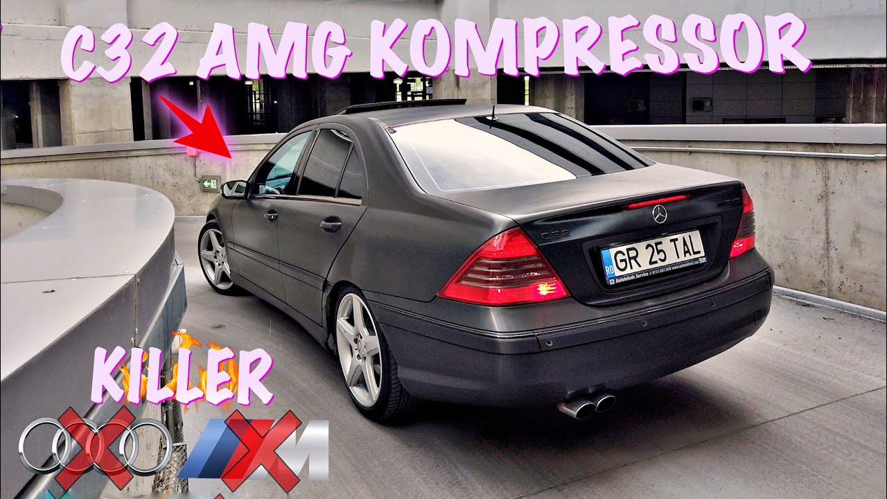 C32 AMG KOMPRESSOR - SOCANT DE RAPID! - YouTube