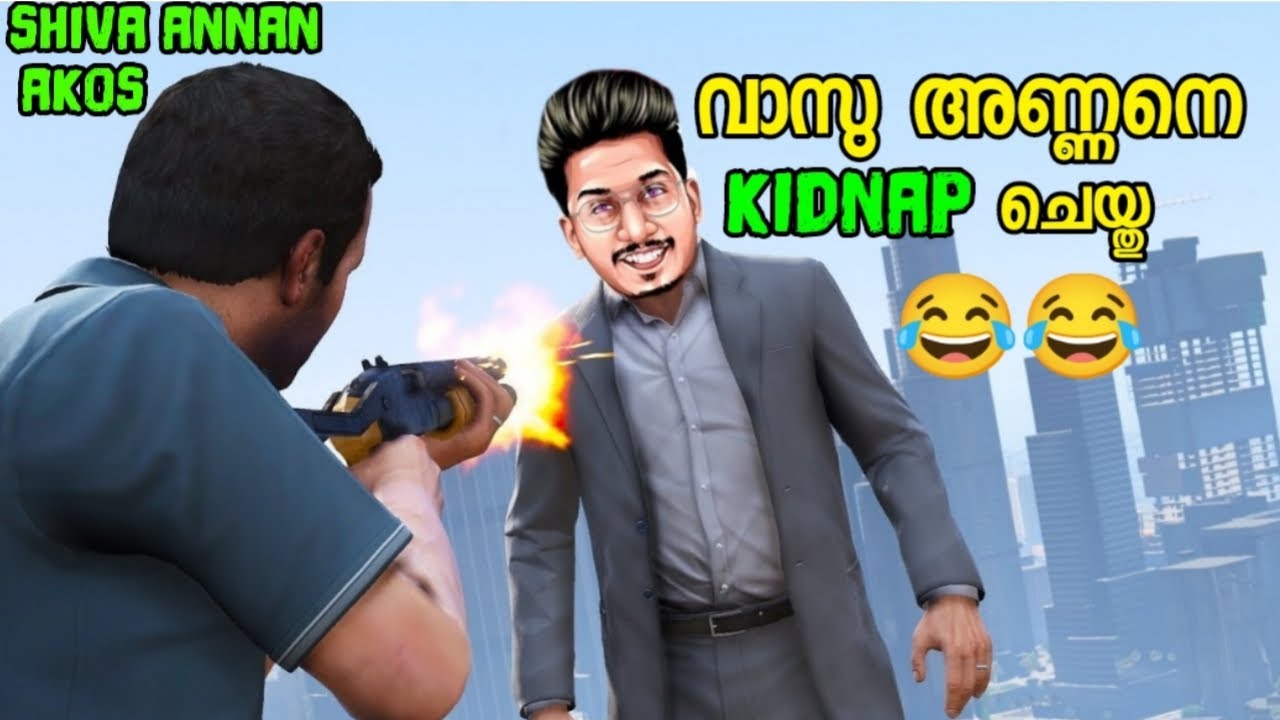 വാസു അണ്ണനെ തട്ടികൊണ്ടുപോയി😳😳 | Vasu annan gta 5 | Vasu annan comedy ...