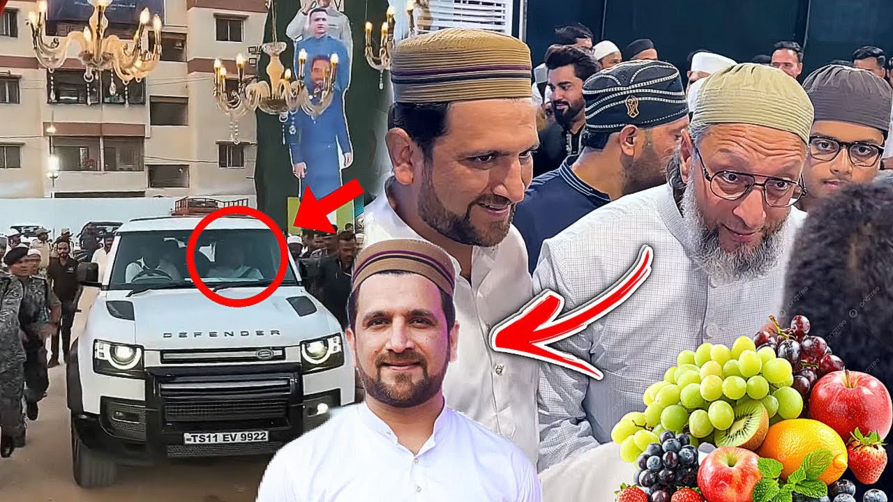 AIMIM Chief Asaduddin Owaisi| Grand Dawat e Iftar Party in Nampally ...