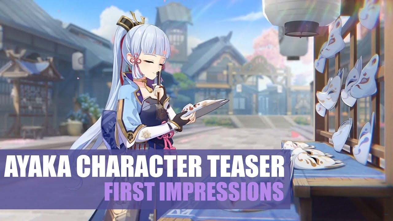 Ayaka Character Teaser First Impressions - YouTube