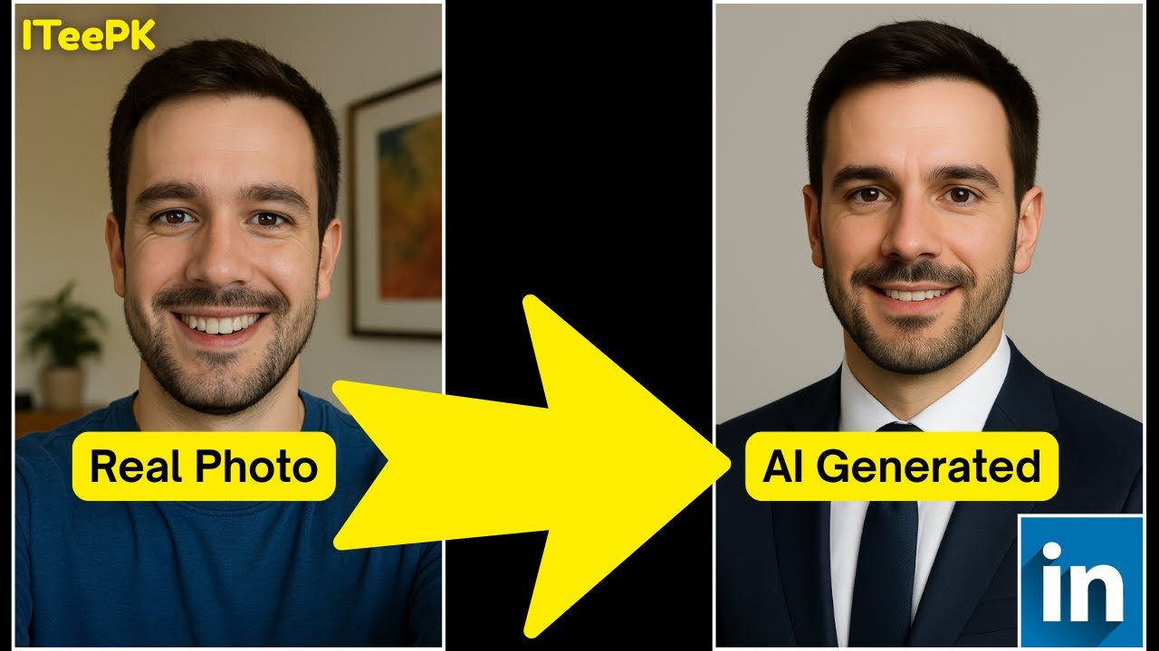AI Generated LinkedIn Profile Picture for FREE | Google AI Studio ...