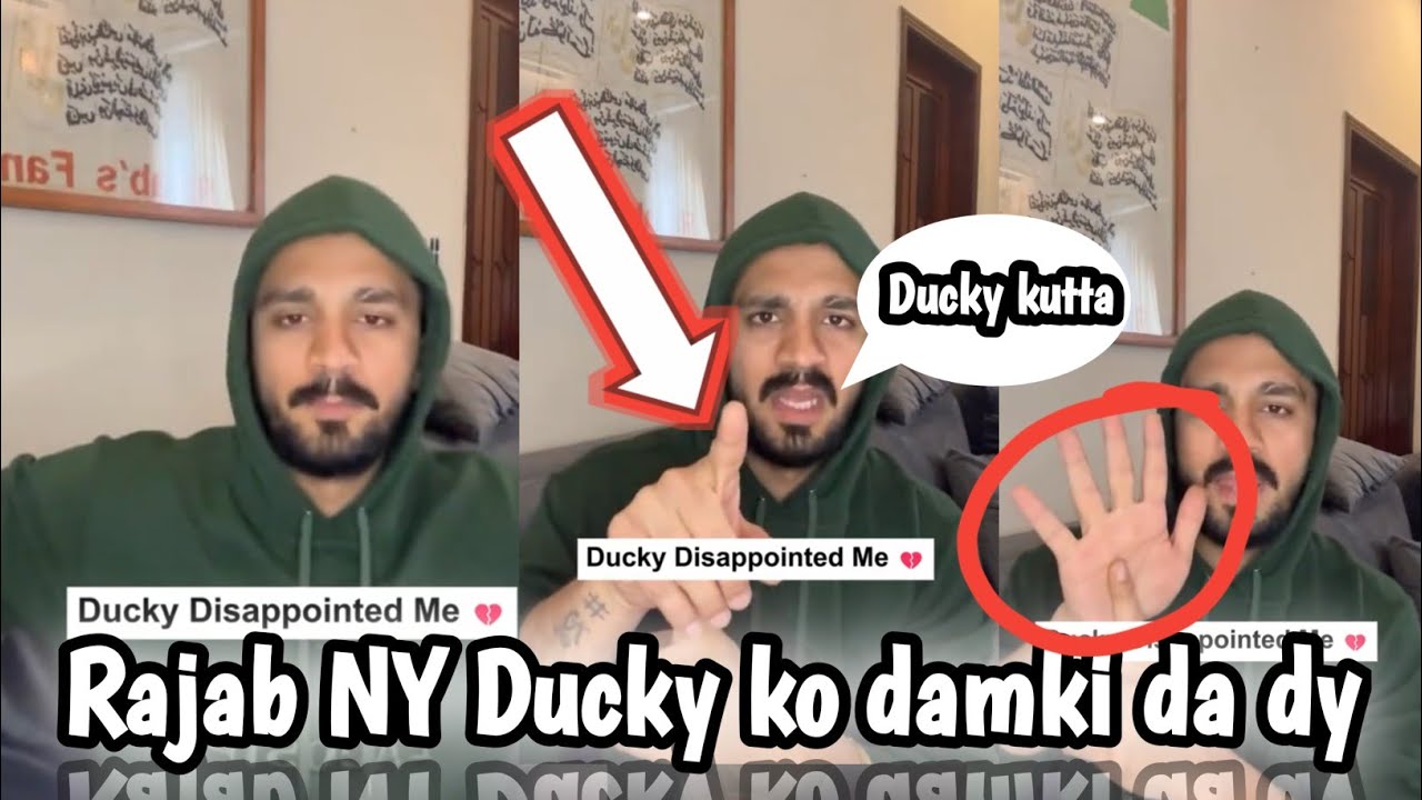 Rajab NY Ducky ko dhamki da dy /Rajab butt /Ducky bhai/Adee g #adeeg ...