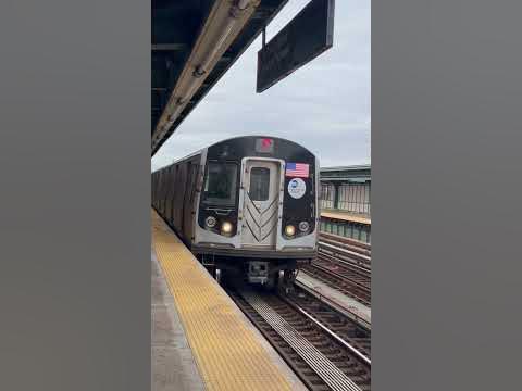 R160 (F) Coney Island Bound arriving Avenue N - YouTube