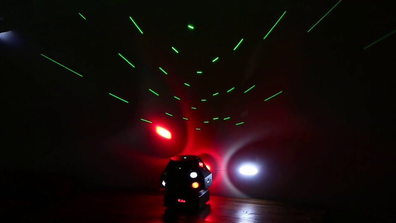 AC90 240V 80W 17 LEDs Rotatable Beam Stage Light - YouTube