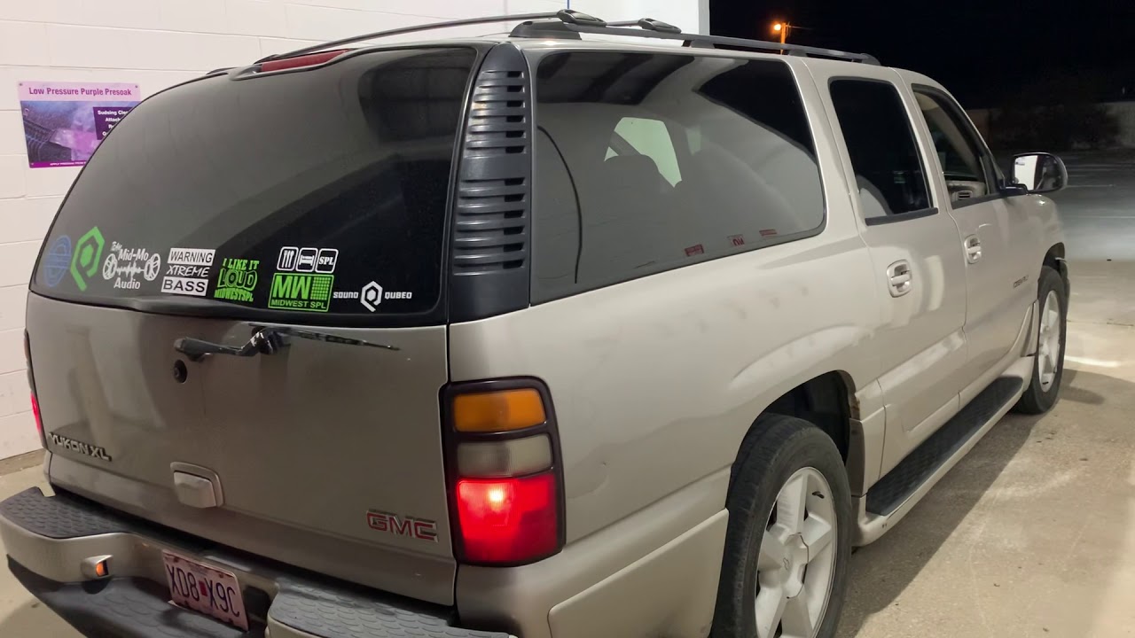 4x15” Subs in a Yukon Denali – INSANE Bass Flex Demo! - YouTube