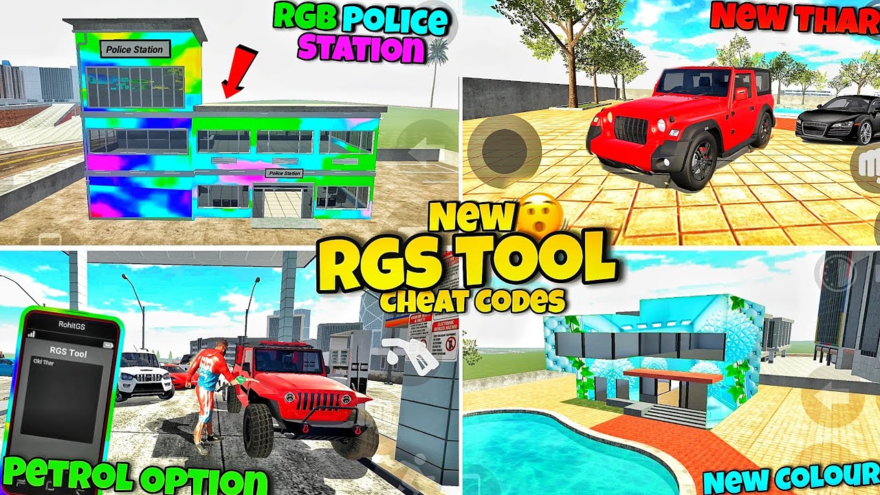 Indian Bikes Driving 3D🥰 All New RGS Tool Cheat Codes🤔 RGB Police ...