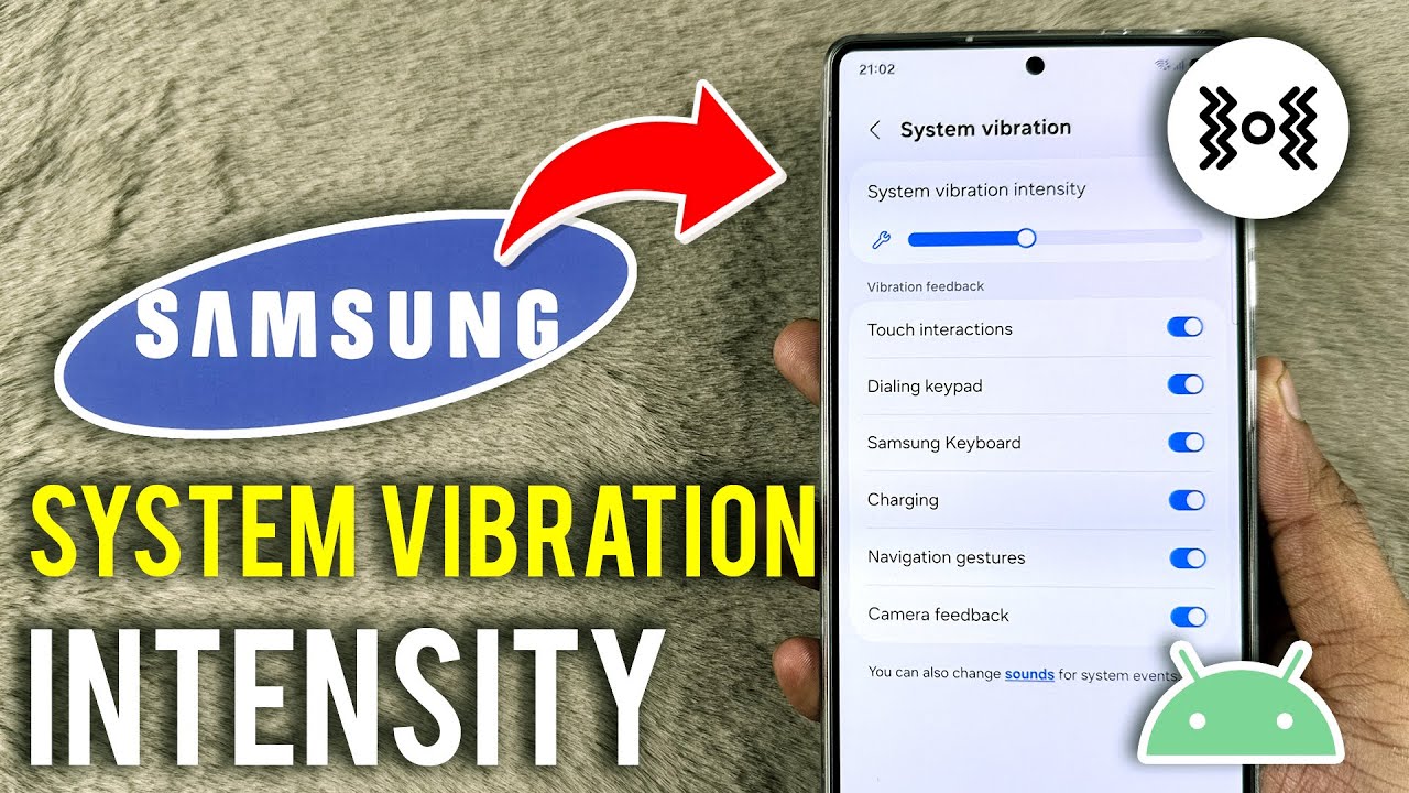 How to Adjust System Vibration Intensity Samsung S25 Ultra - YouTube