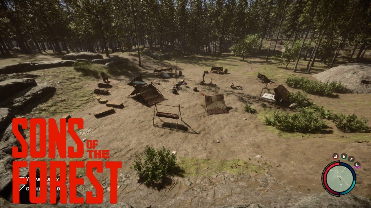 Sons of the Forest - Food bunker and a cannibal camp #2 - YouTube