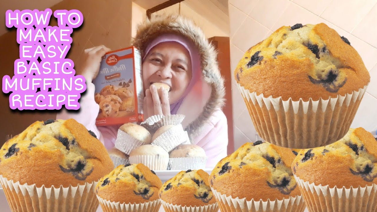 HOW TO MAKE EASY BASIC MUFFINS RECIPE - YouTube