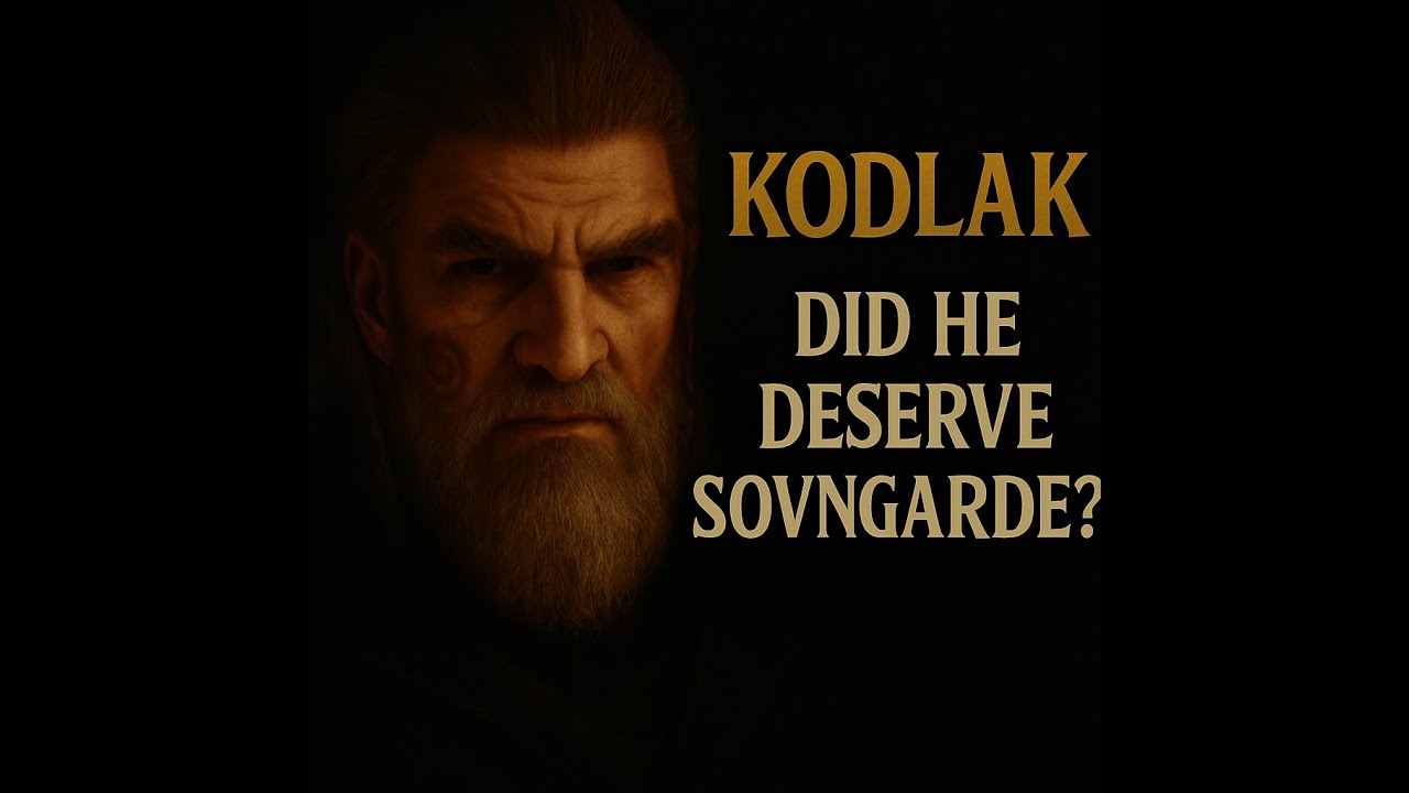 Kodlak Whitemane: Justice or Consequence? | Psychoanalyzing Skyrim ...