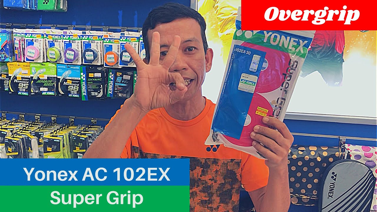 Yonex AC 102EX super grip | Badminton overgrip - YouTube