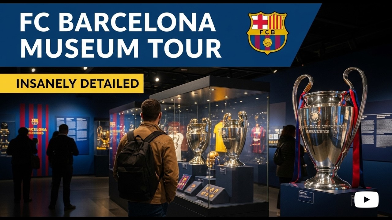 Inside FC Barcelona Museum 🏟️⚽ | Camp Nou Experience 🔵🔴 | June 2025 #12 ...
