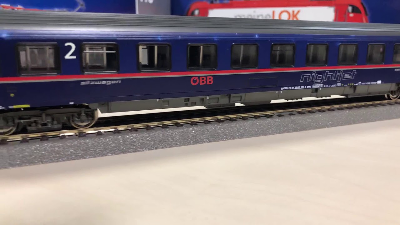 Roco Nightjet Sitzwagen Vorstellung - YouTube