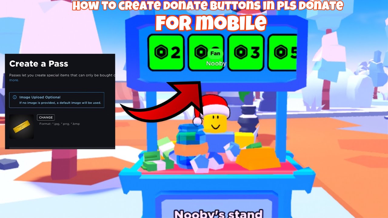 How to make a gamepass for Pls Donate in Roblox! (2024) - YouTube