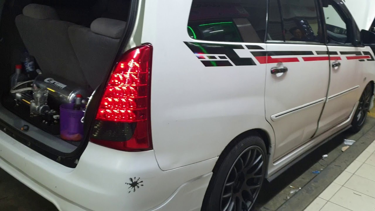 Toyota innova modifikasi air suspension n performance kencang tapi bisa ...