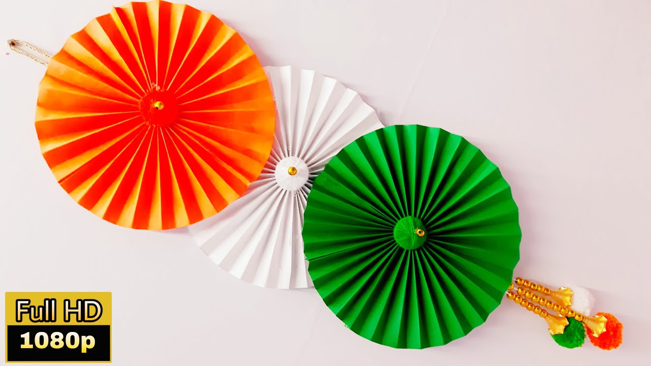 Paper Craft For School Decoration | Independence Day Paper Craft ...