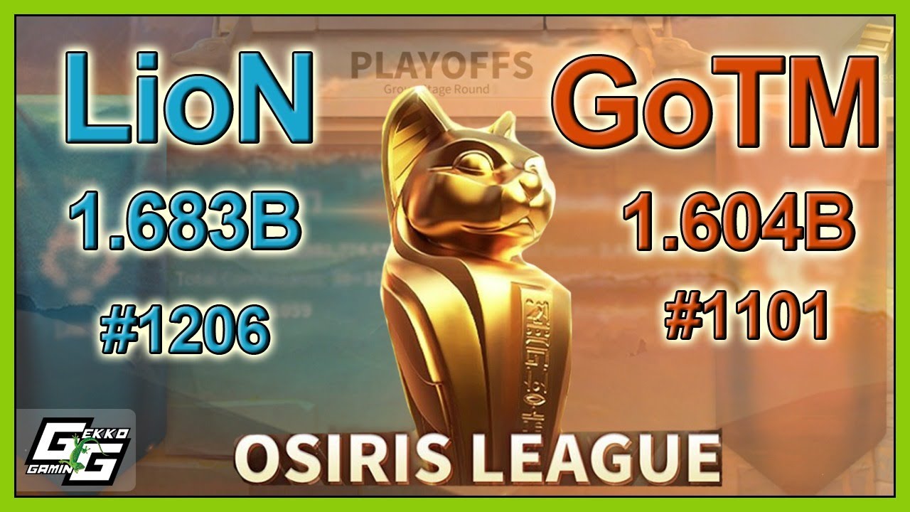 CRAZY COMEBACK!! LioN (1.683B) vs GoTM (1.604B) - ARK OF OSIRIS TIPS ...