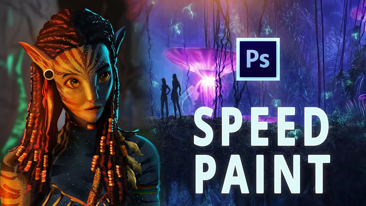 Avatar portrait painting | Digital painting | Photoshop painting ...