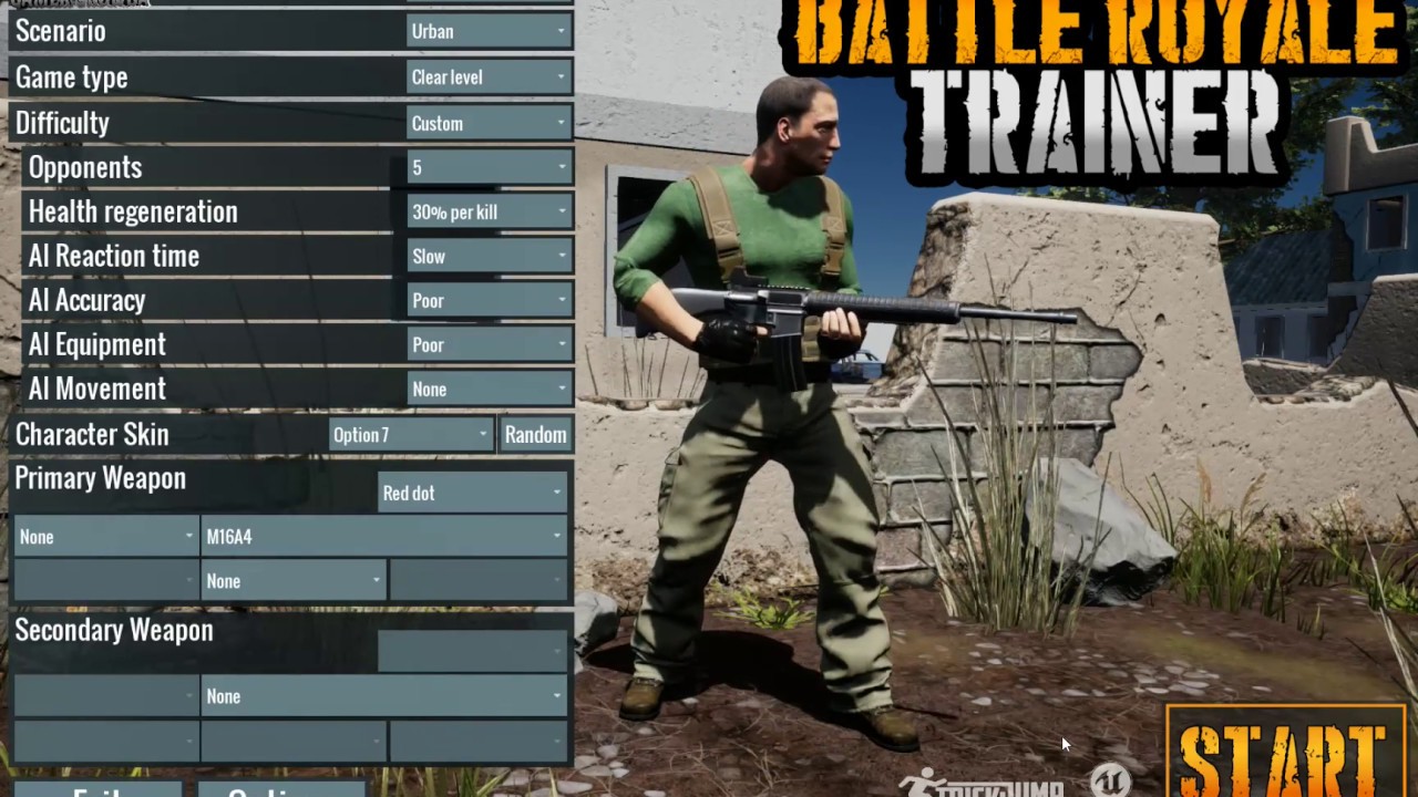 Battle Royale Trainer Gameplay PC HD 2018 😄🤣😀 - YouTube