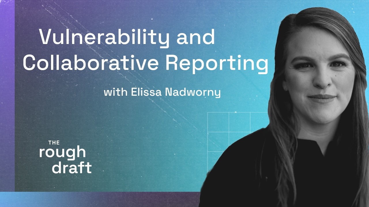 Elissa Nadworny on Vulnerability and Collaborative Reporting - YouTube