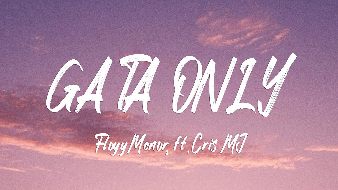 FloyyMenor - GATA ONLY ft. Cris MJ (Letra/Lyrics) - YouTube