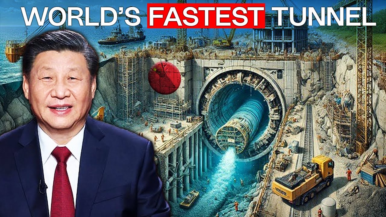 How China Built The Worlds Fastest Underwater Tunnel In 110 days - YouTube