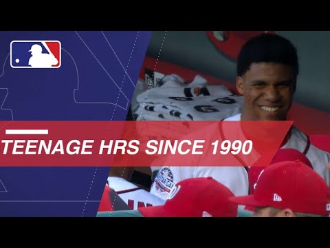 Teen ballplayers who have homered since 1990