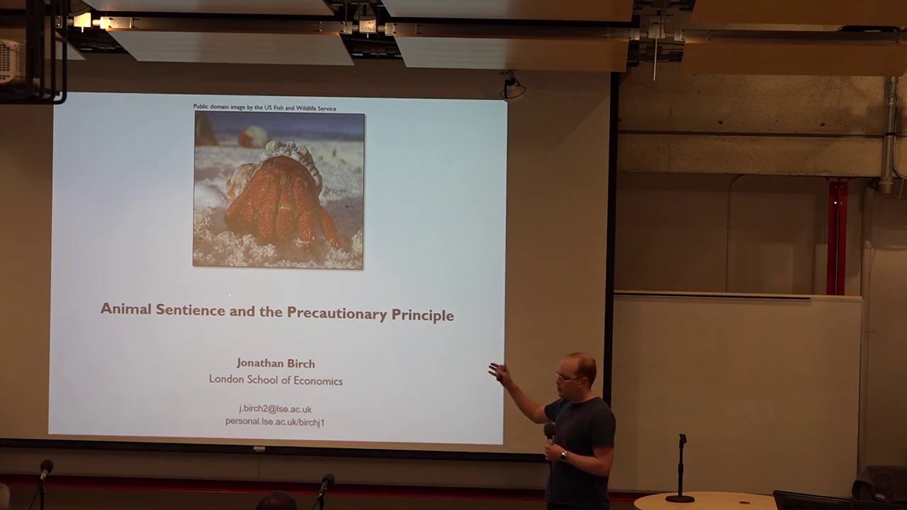 June 27 - 7:30 PM - Workshop 2: Jonathan Birch: Animal Sentience and ...