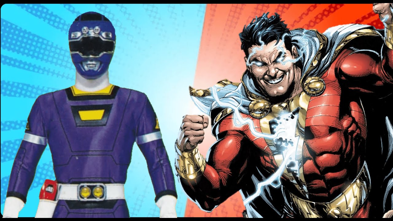 Amigos omniversales - Justin Ranger Turbo Azul y Shazam #shazam # ...